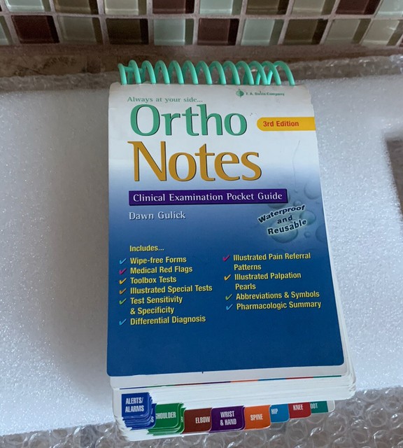Ortho Notes : Clinical Examination Pocket Guide by Dawn T. Gulick (2013 ...