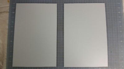WHITE STYRENE .060"x 8 "x 12" plastic sheet High Impact Polystyrene TWO ...