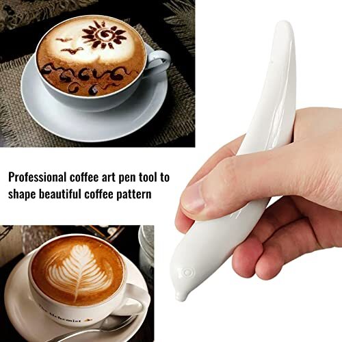 Electric Coffee Carving Pen Latte Art Pen for Cappuccino Latte Pastry ...