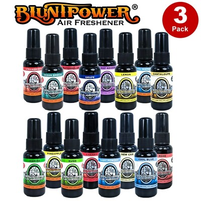 Blunt Power Spray Air Freshener 1.5 Oz, Home Car & Oil Warmer Spray, 3 ...
