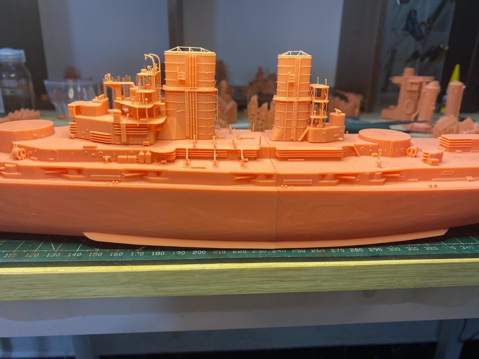 3D Printed 1/350 WWI SMS Mackensen class Battlecruiser (full hull) | eBay