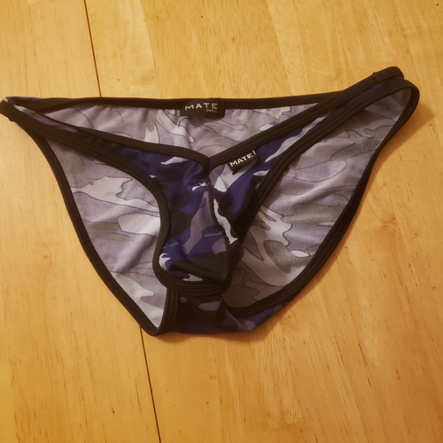 Mategear camo small S low rise narrow side mini pouch bikini sexy ...