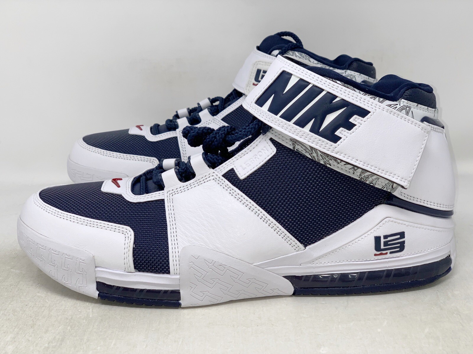 Nike Lebron II 2 USA Navy White Sneaker, Size 13 BNIB DR0826-100 | eBay