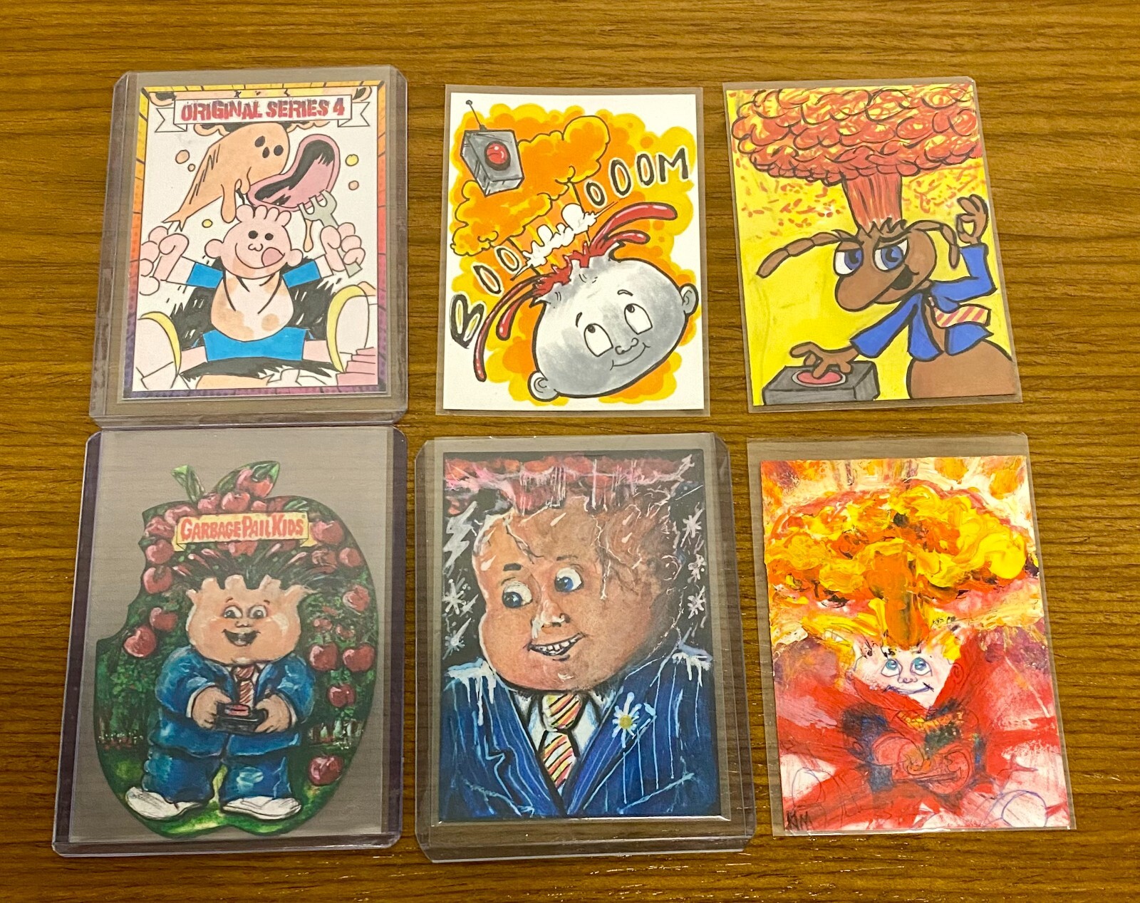 Rare GPK Adam Bomb Sketch 6 Card Lot! Garbage Pail Kids! 1 Official ...
