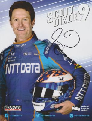 2017 Scott Dixon signed NTT Data Honda Dallara Indy Car Hero Card | eBay