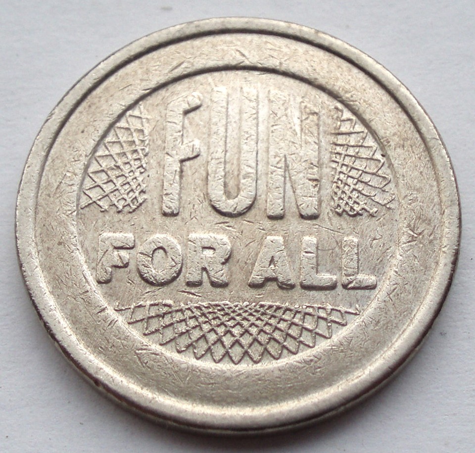 US, FUN FOR ALL GOOD-TIME Arcade Token 22.8mm 5.4g CuNi II4.1 | eBay