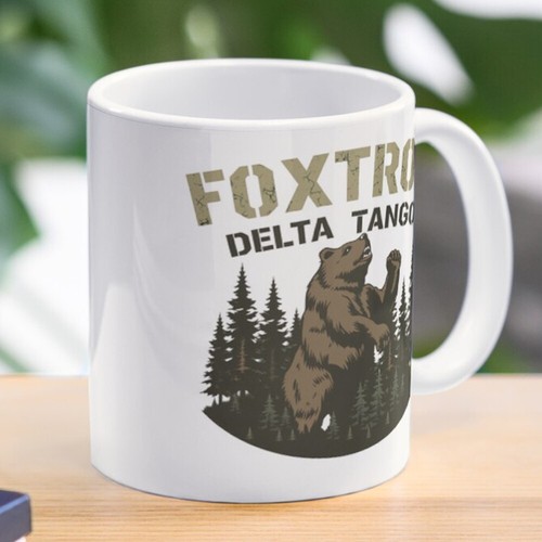 Foxtrot Delta Tango Mug 11 Oz 15 Oz, Persist, Prevail, Resist, FDT Bear ...