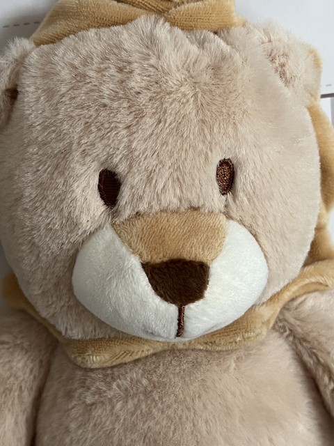 Kellytoy Cuddle Baby Lion Clip On 10” Plush Rattle Crinkle Hands ...