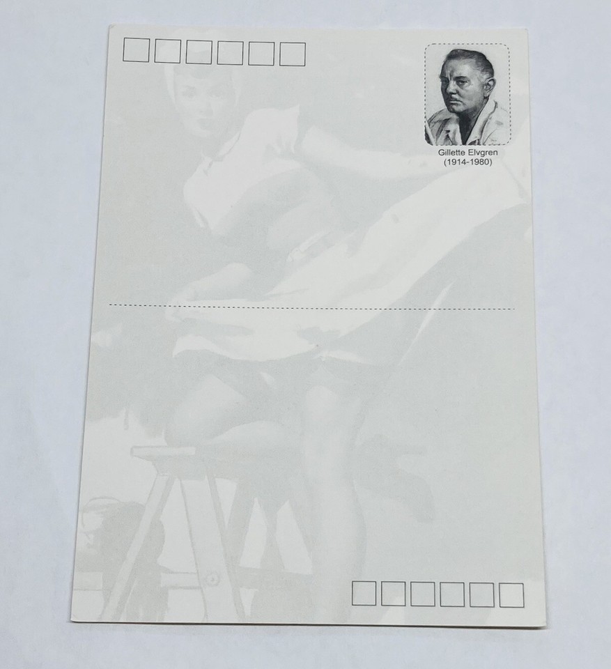 Gil Elvgren Postcard Pin Up Cow Girl Holding Keys On Chair Art Print ...