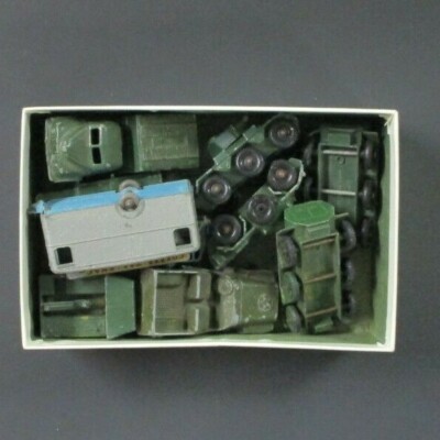 10 - Vintage LESNEY Made in England Toy Military Trucks Heavily Used | eBay