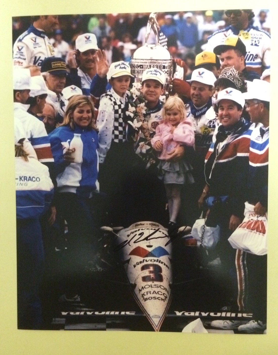 Al Unser Jr Indy 500 Signed 8 X 10 Photo Indianapolis Autographed 1992 ...