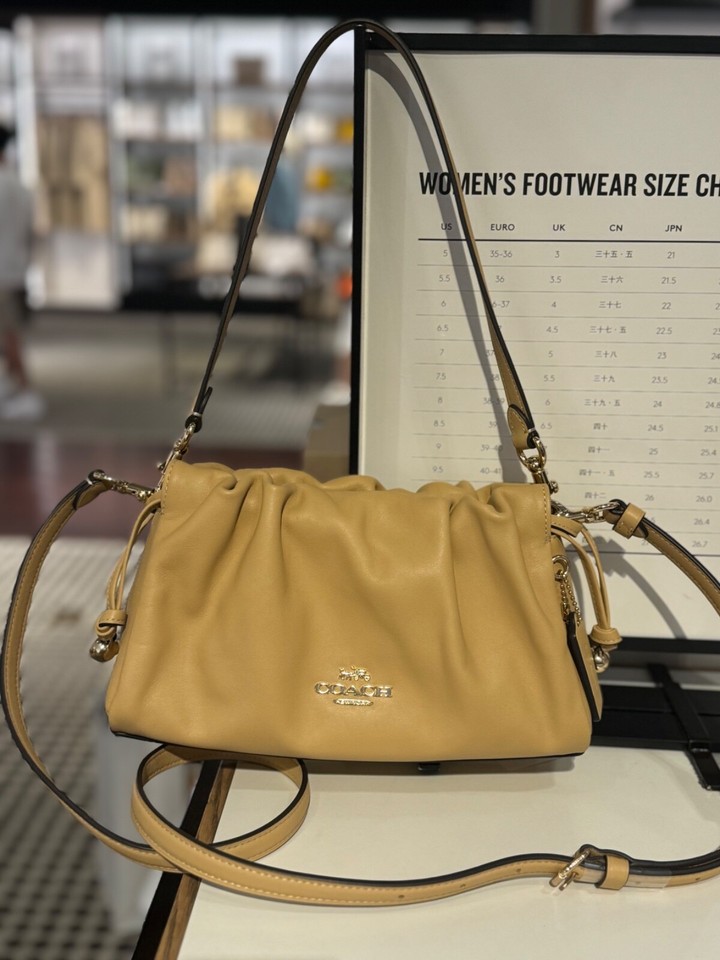 Coach Faye Shoulder Bag CV529 NWT Leather Wear 3 Ways FAST SHIPPING | eBay