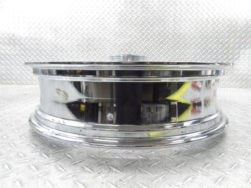 2004 Harley Road King FLHRCI Front Rear Wheel Rim 23x4 18x4.5 Straight ...