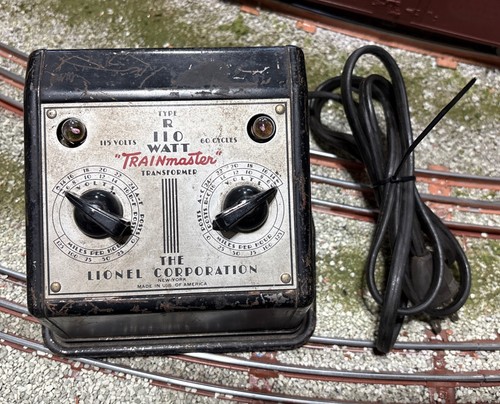 Lionel, Vintage, O Gauge, Type R, 110 Watt Transformer, Tested And ...