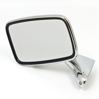 Classic car door mounted rear view mirror, right side - Chrome | eBay UK