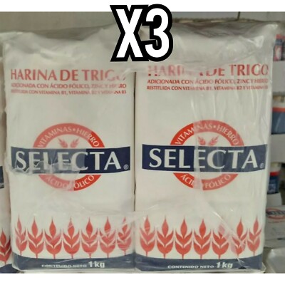 X3 Selecta wheat flour 1 kg / 3 Pack | eBay