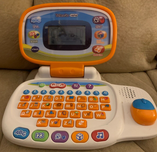 Vtech Tote & Go Laptop Pre-School Learning Toy w/ Mouse | eBay