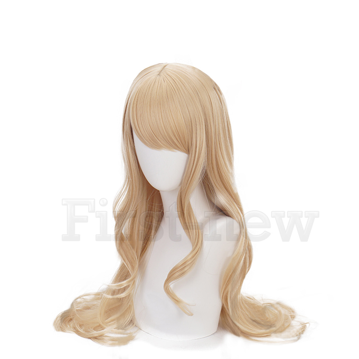 LOL S8 KDA Ahri Cosplay Wig Long Blonde Ears For Nine-Tailed Fox Women ...