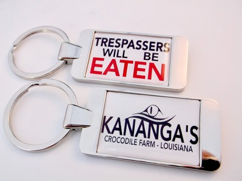 JAMES BOND MR BIG DR KANANGA CROCODILE FARM KEY FOB KEYRING BOTTLE ...