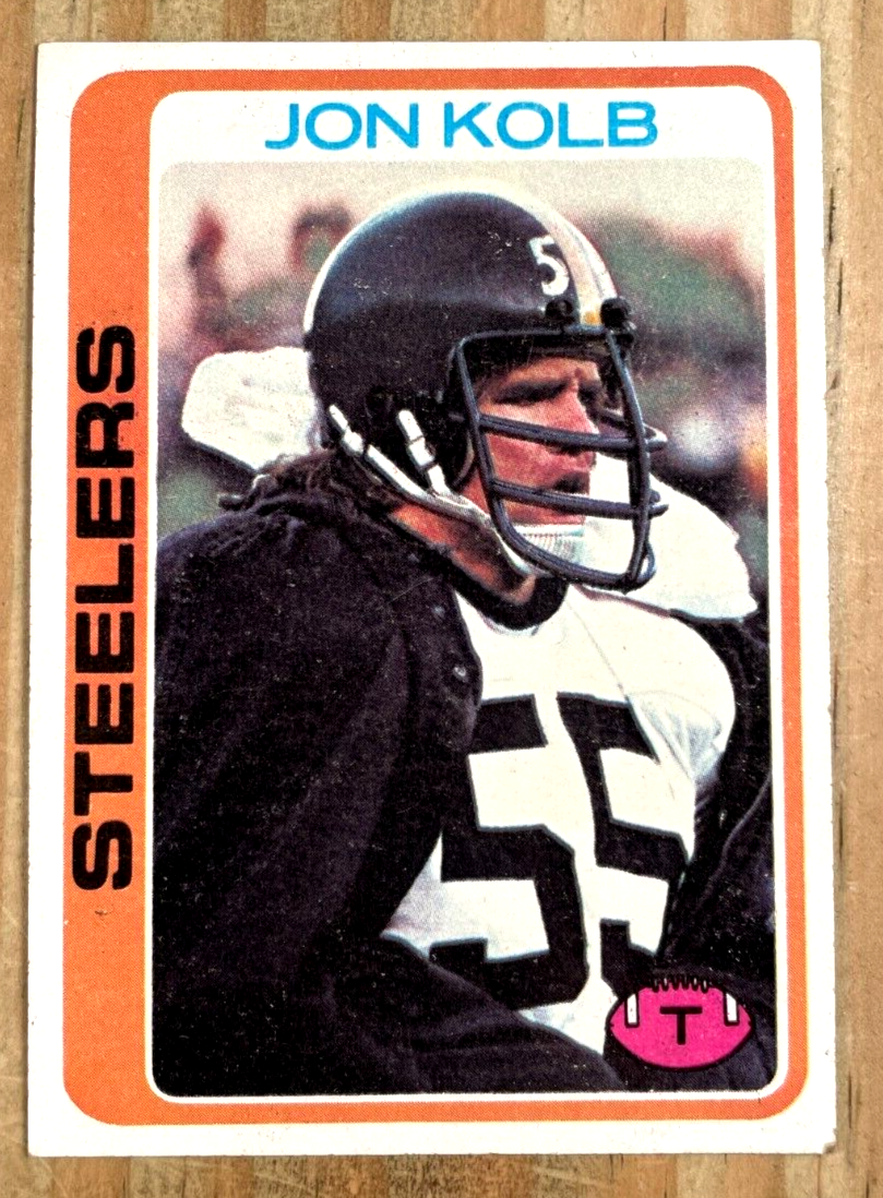 1978 TOPPS JON KOLB CARD#84 PITTSBURGH STEELERS OKLAHOMA ST COWBOYS | eBay