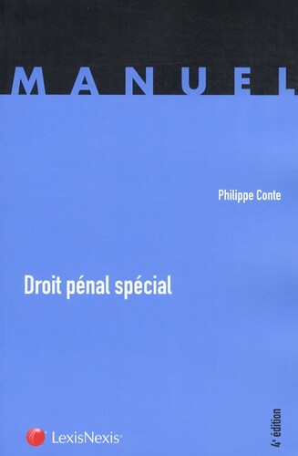 Droit Penal Special de Philippe Conte | eBay