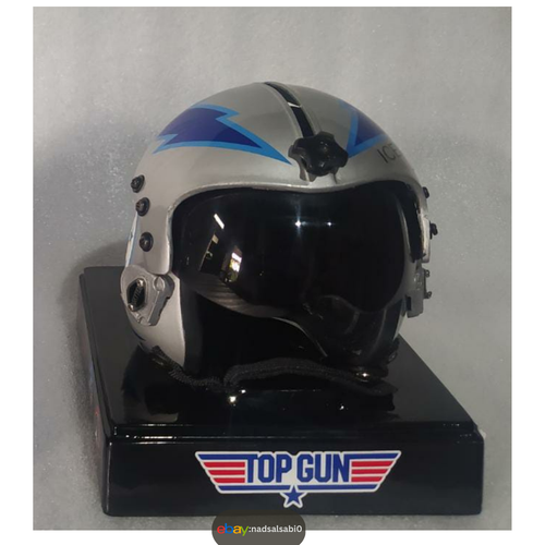 TOP GUN MAVERICK SERIES CALL"ICE MAN" MINI HELMET. Acrylic box is not ...
