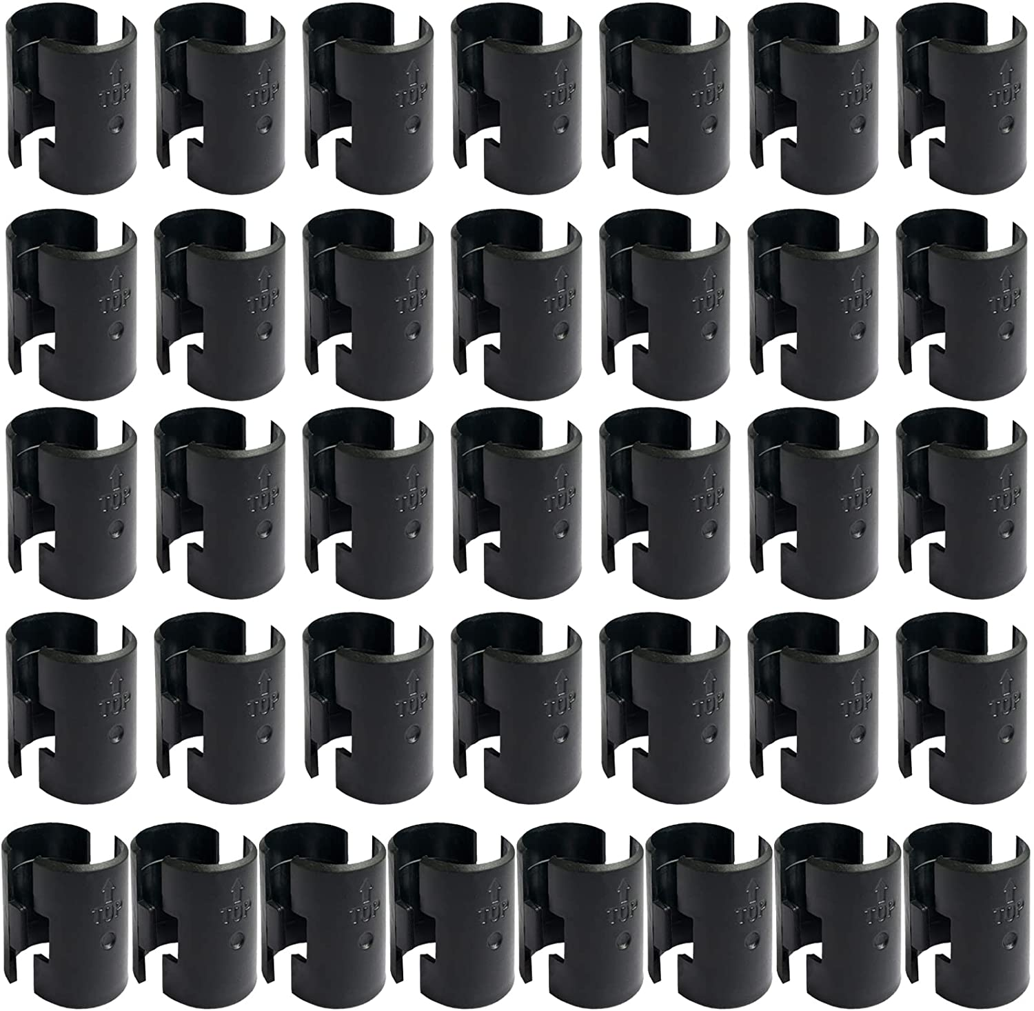 72 Pack Wire Shelving Shelf Lock Clips for 1" Post 744110851328 | eBay