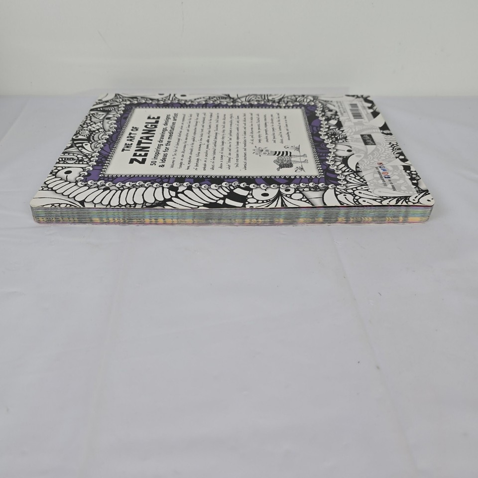 NWOT The Art of Zentangle 50 Inspiring Drawings Designs For Meditative ...