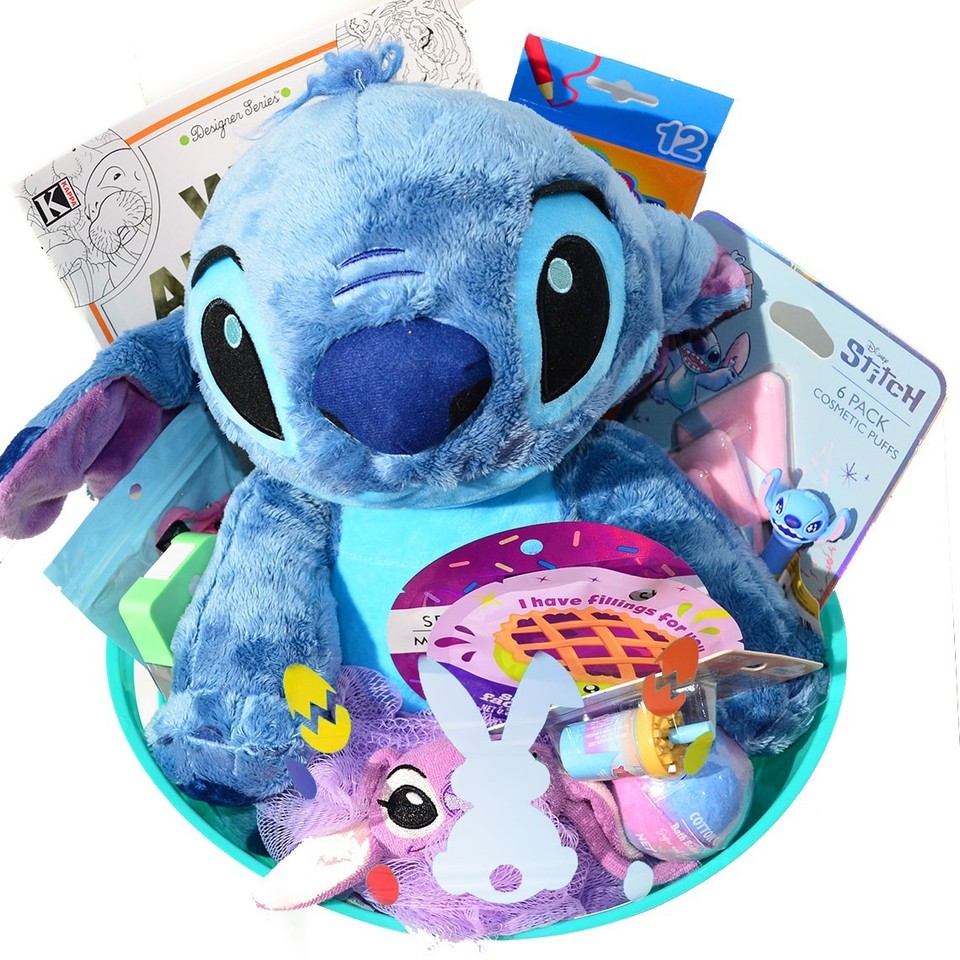 NEW Toy-Filled Easter basket /Stitch Toy Filled Gift Basket for Teen ...