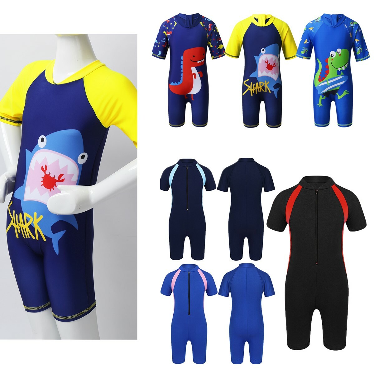 Baby Boy Swimsuit 0-3 Months WeVSwe Baby Boy Swimsuit UPF 50+ Rash ...