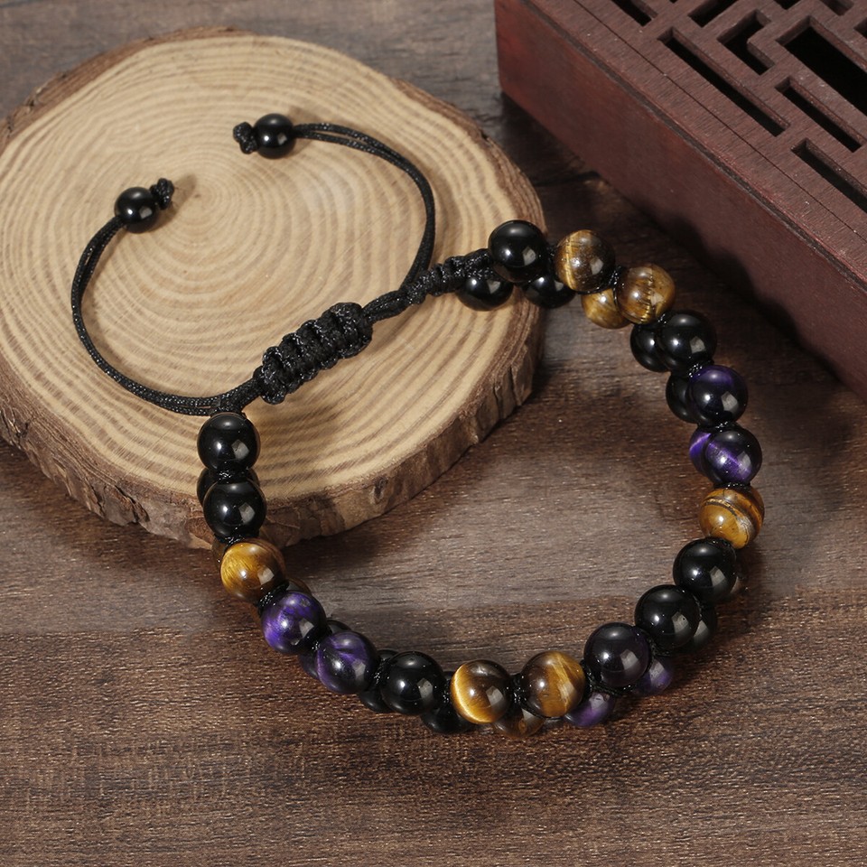 Energy Tiger Eye Resurrect Bracelet New Men Triple Infrared Protection ...