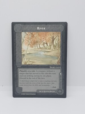 River LIMITED BLACK BORDER METW CCG MIDDLE EARTH THE WIZARDS MECCG ...