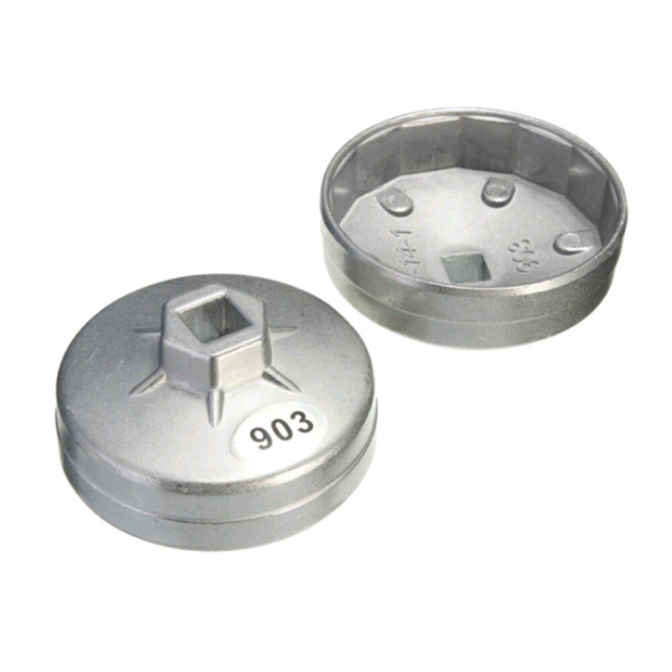 Car Accessories For 74mm 14 Flute Aluminum Oil Filter Wrench Socket ...