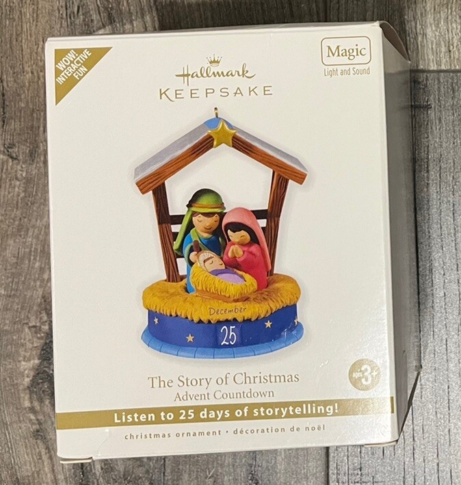 Hallmark Keepsake The Story of Christmas Advent Countdown Ornament 2010 ...