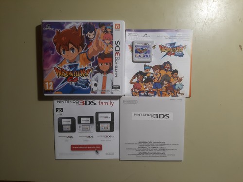 🇪🇸 Inazuma Eleven Go Shadow SPANISH 100% ORIGINAL COMPLETE Nintendo 3DS ...