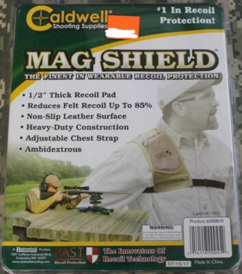 Caldwell PAST Magnum Shield Recoil Protection Leather Shoulder Pad ...