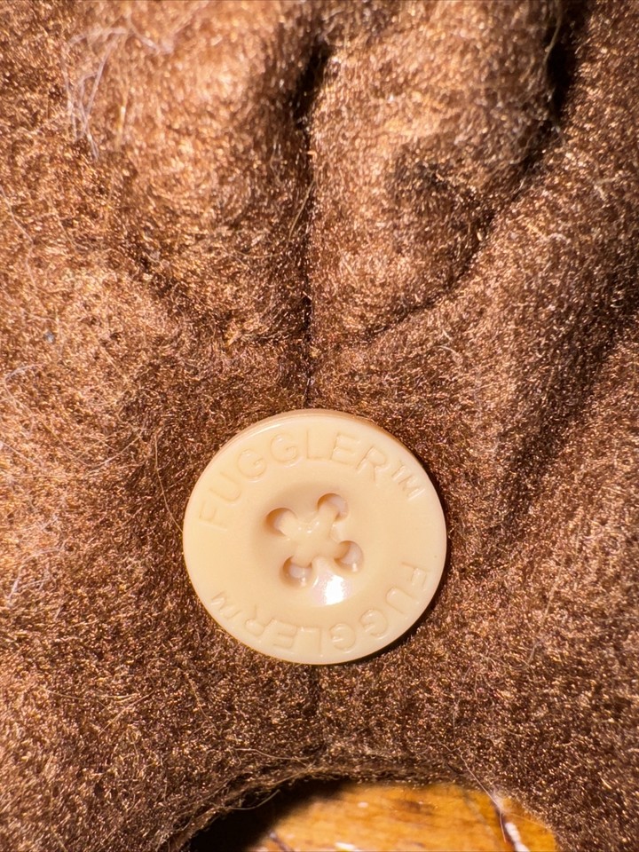 Fuggler Funny Ugly Monster Teddy Bear Plush Nightmare Mr Buttons Brown ...