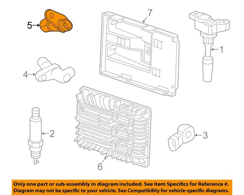 GM OEM 04-23 Acadia Electrical Ignition System-Crnkshft Sensor 12674702 ...