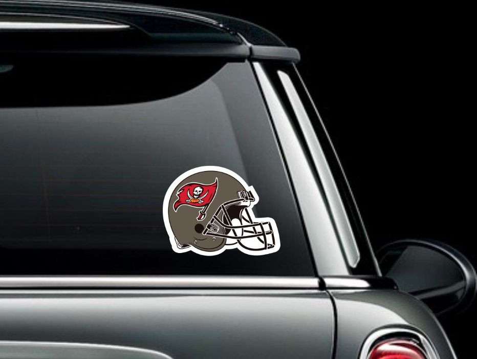 NFL Sticker Decal Helmet Logo - Die Cut Waterproof Vinyl - 5x4 | eBay