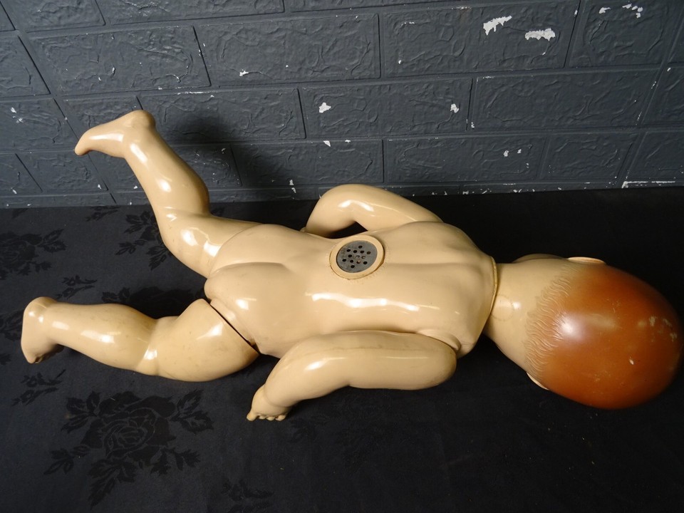 Large Vintage Sarold Hard Plastic British 24” Baby Doll With Crying ...