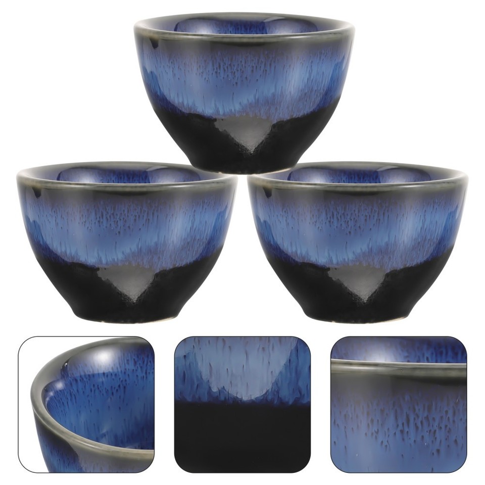 4pcs Japanese Style Ceramics Bowl Cup Wine Cup Sake Cups for Sake Tea ...