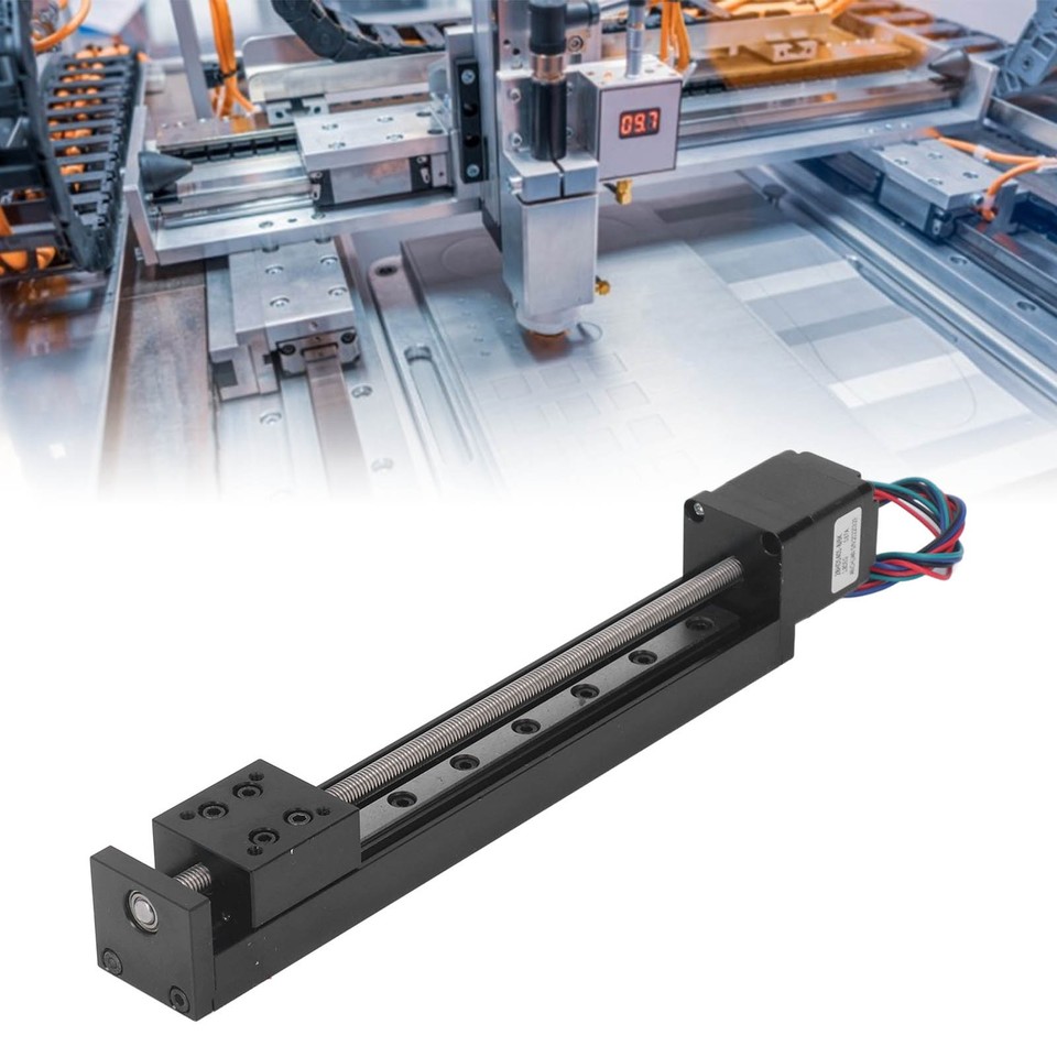 Mini Linear Rail Guide Slide Actuator 28 Stepper Motion Stage 200mm ...