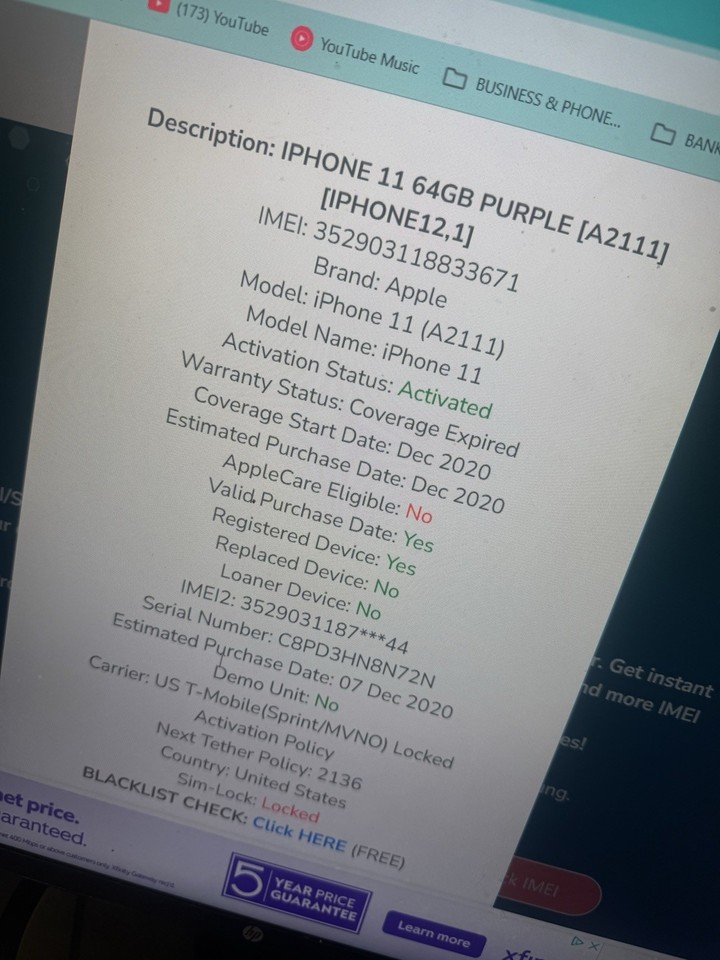 iPhone 11 64 GB TMB, metro, Sprint | eBay
