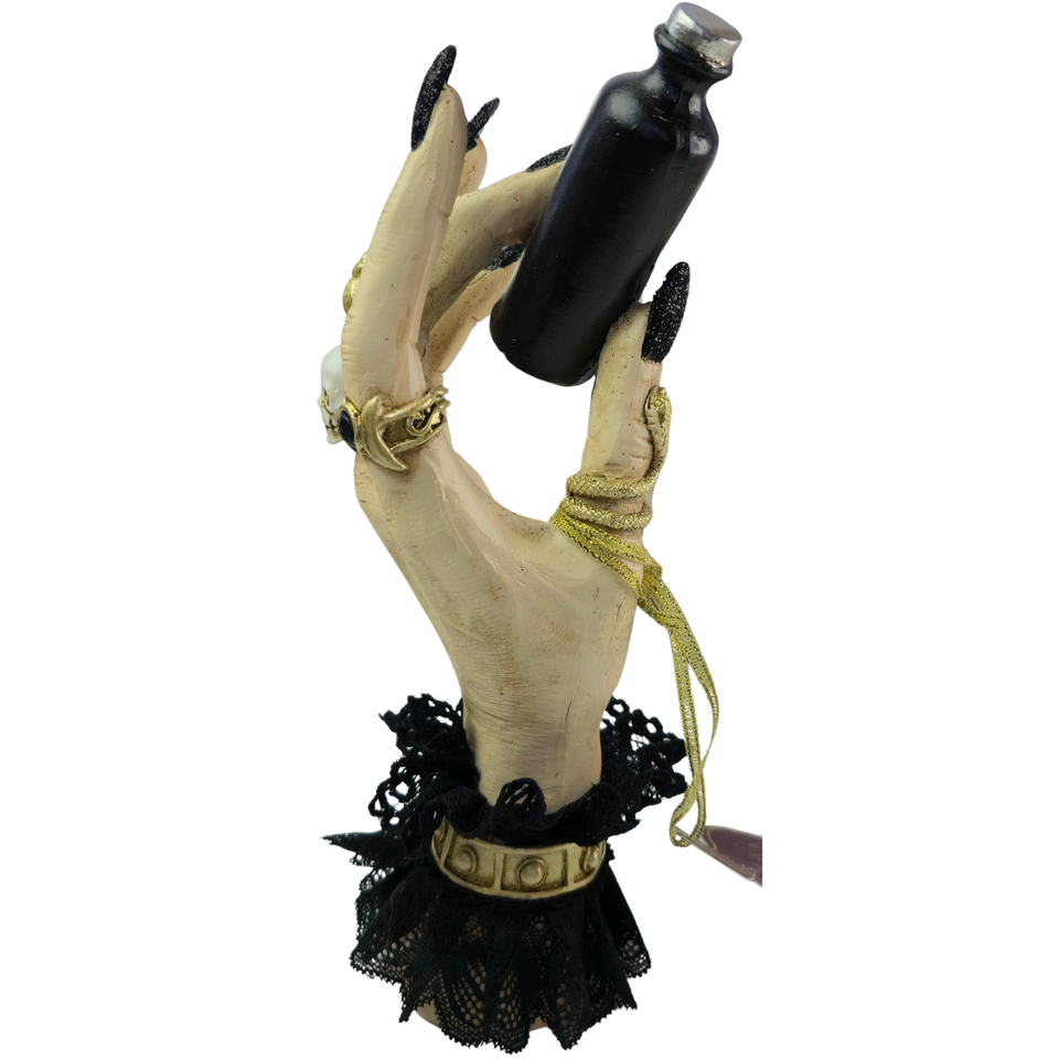 Witch Hand Halloween Decor Poison Charm Bracelets Skull Rings Snake ...