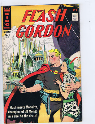 Flash Gordon #3 King Comics 1967 Flash Gordon, Lost in the Land of the Lizardmen | eBay
