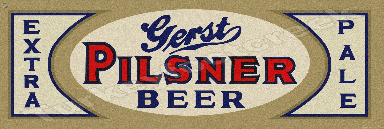 Gerst Pilsner Beer 6" x 18" Metal Sign | eBay