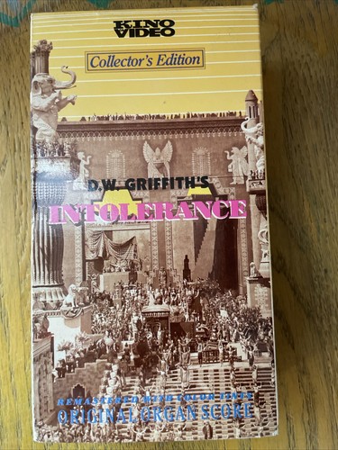Intolerance (VHS, 1991, 2-Tape Set) 17153200232 | eBay