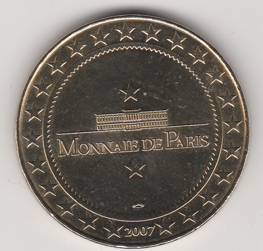 A 2007 TOKEN MEDAILLE MONNAIE DE PARIS -- 14 000 N°2 MEMORIAL DE CAEN ...
