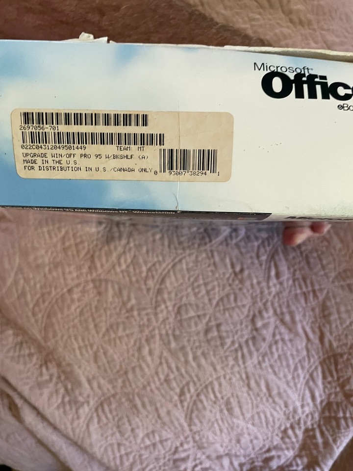 vintage Microsoft Office Professional Designed for Windows 95 | eBay