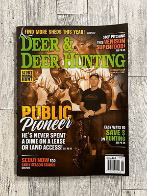 Deer & Deer Hunting Magazine Feb. 2024 "PUBLIC PIONEER & SAVE ON ...